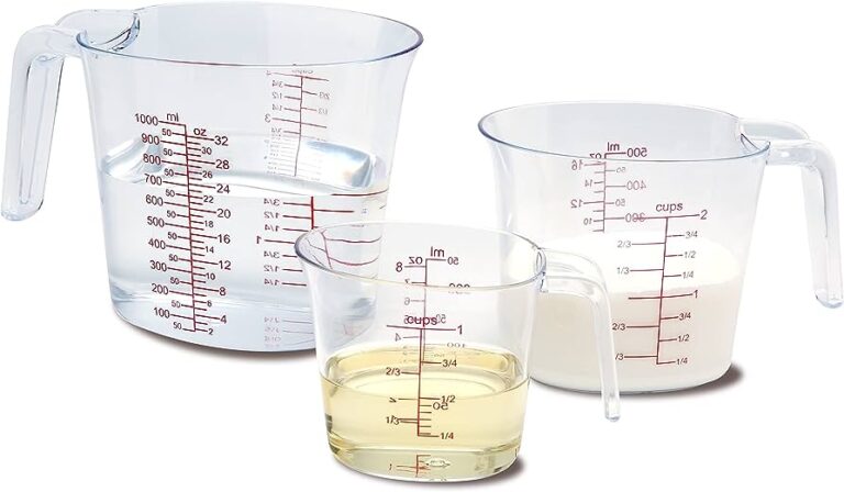 Glass Measuring Cups for Liquid and Dry Ingredients